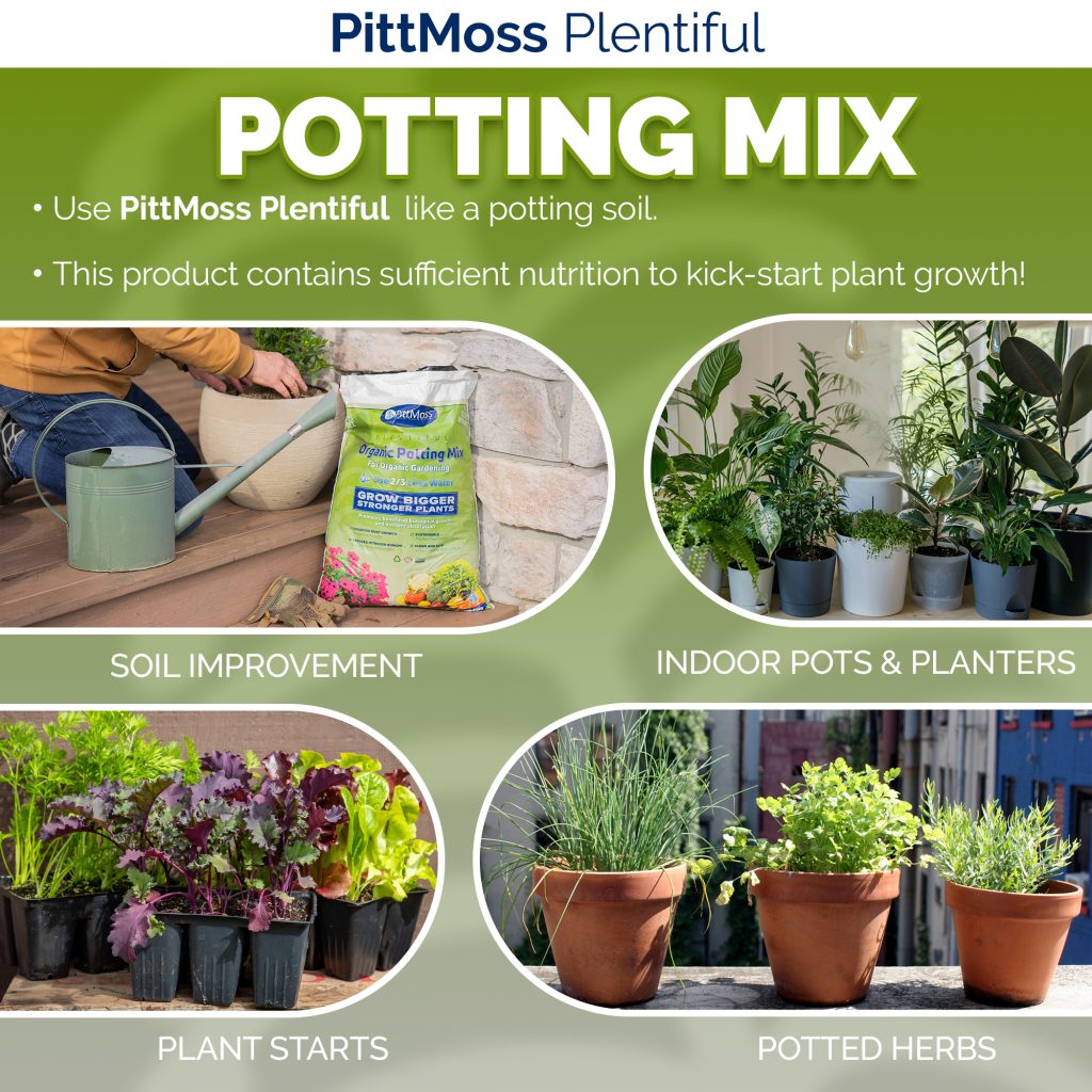 Plentiful Organic Potting Mix - PittMoss